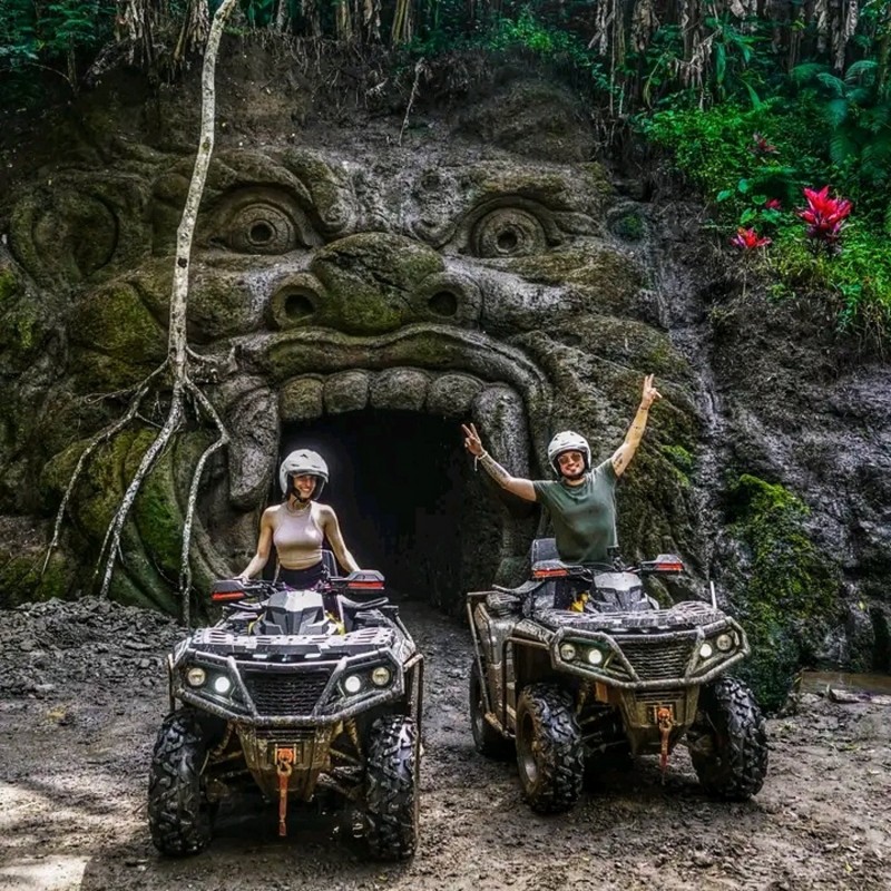 Scary Yet Exciting ATV Gorilla Cave Ubud Gorilla Adventure Bali ...
