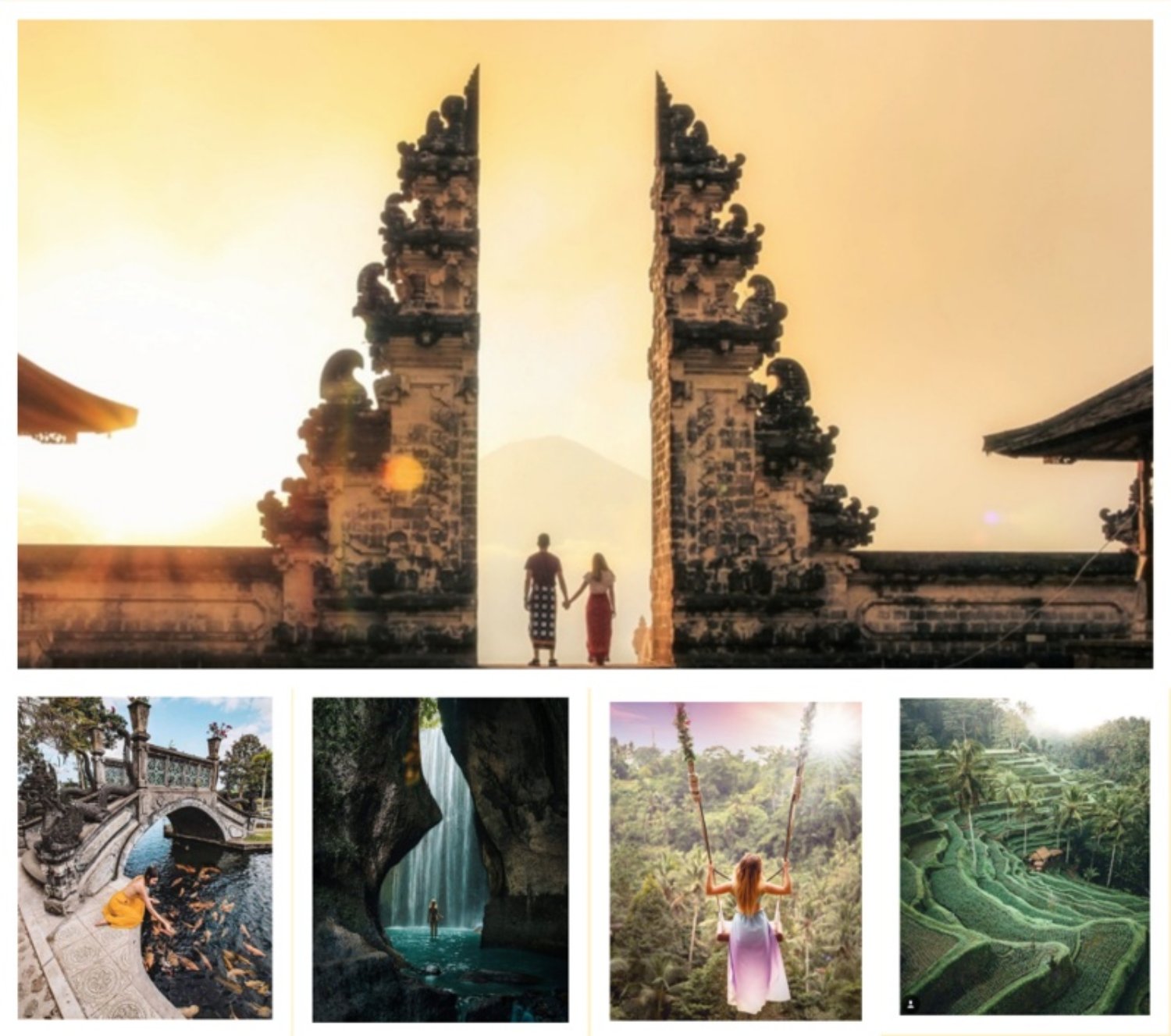 Instagrammable Secret Bali Gate of Heaven Swing and Waterfall Full Day Tour
