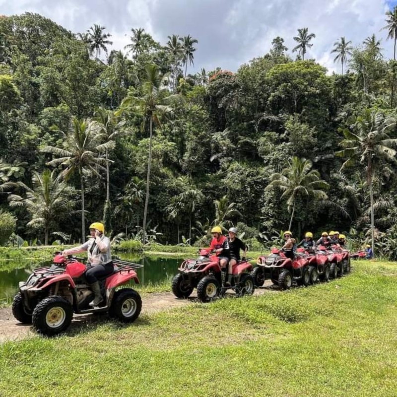 Gosek Bali Adventure ATV Best of Quad Bike Ride Through Jungle Cave ...