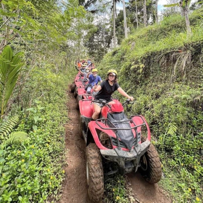 Gosek Bali Adventure ATV Best of Quad Bike Ride Through Jungle Cave ...