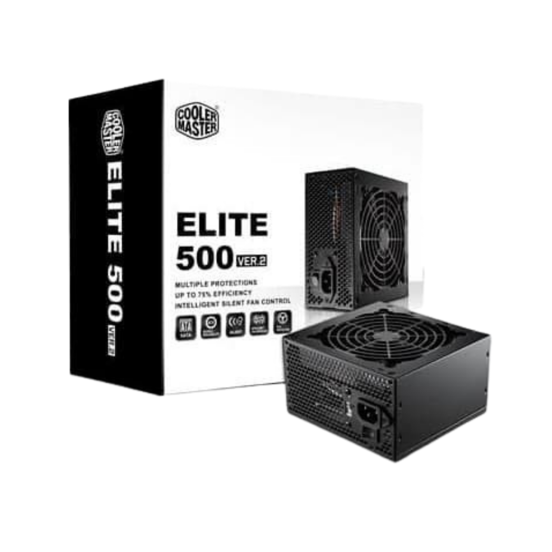 POWER SUPPLY 500W COOLER MASTER ELITE 500 V4 80 PLUS PSU